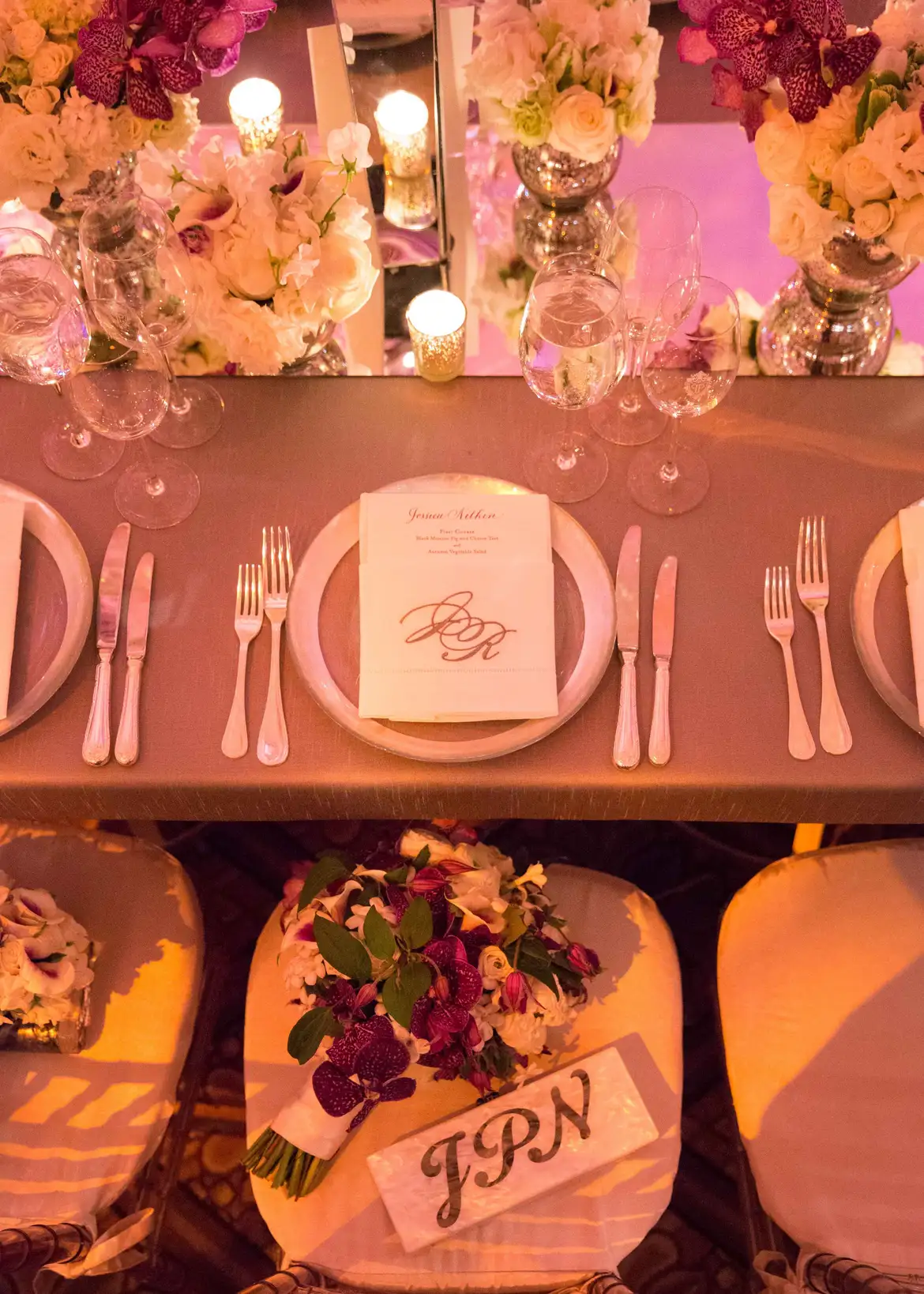 Aerial View of Seat & Reception Table